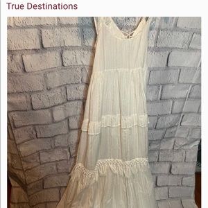 True Destinations | Swim | True Destinations Resort Wear Tiered Maxi ...